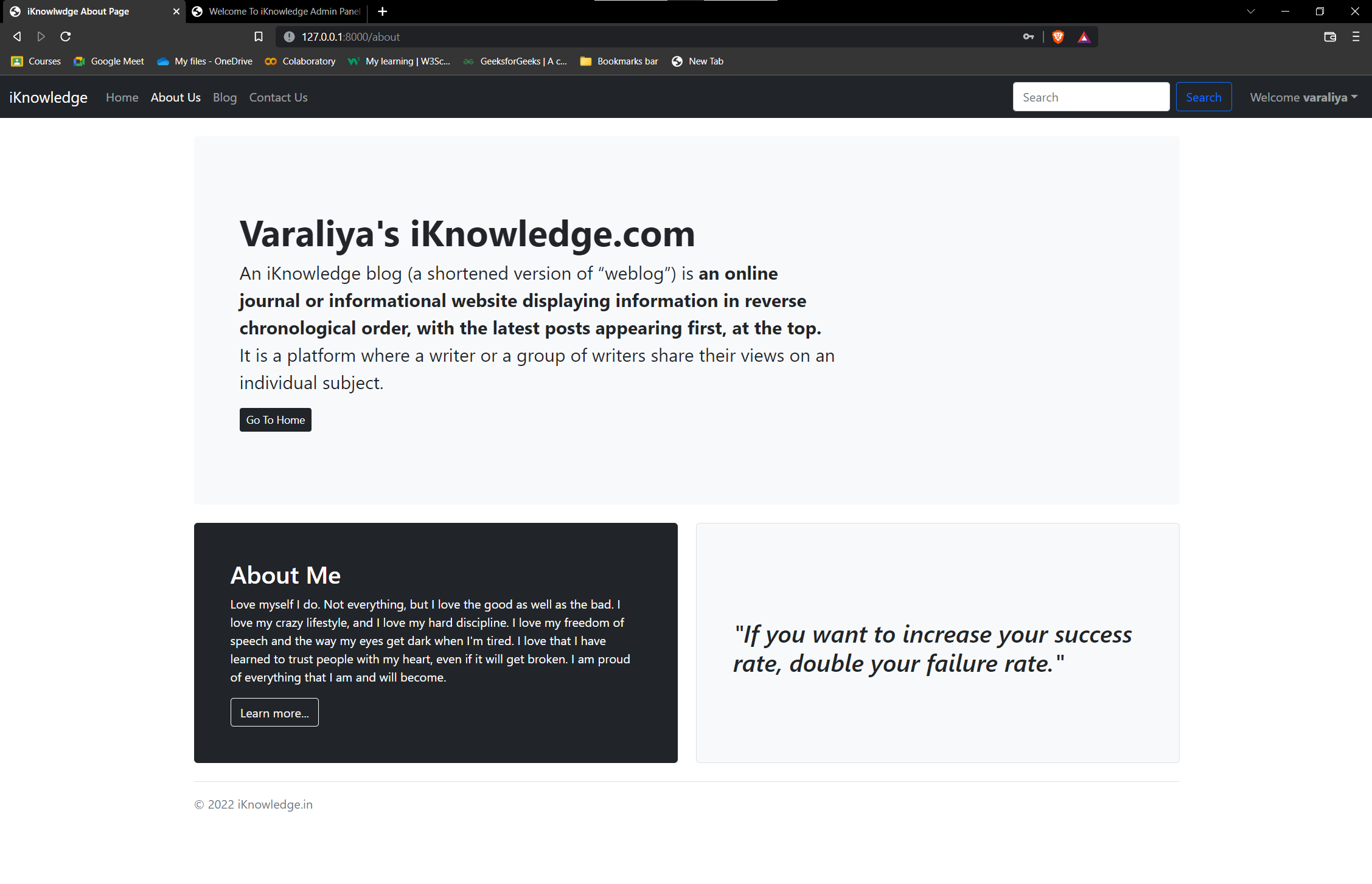 GitHub - Mohammedvaraliya/iKnowledge: This iKnowledge blog (a shortened version of “weblog”) is ...