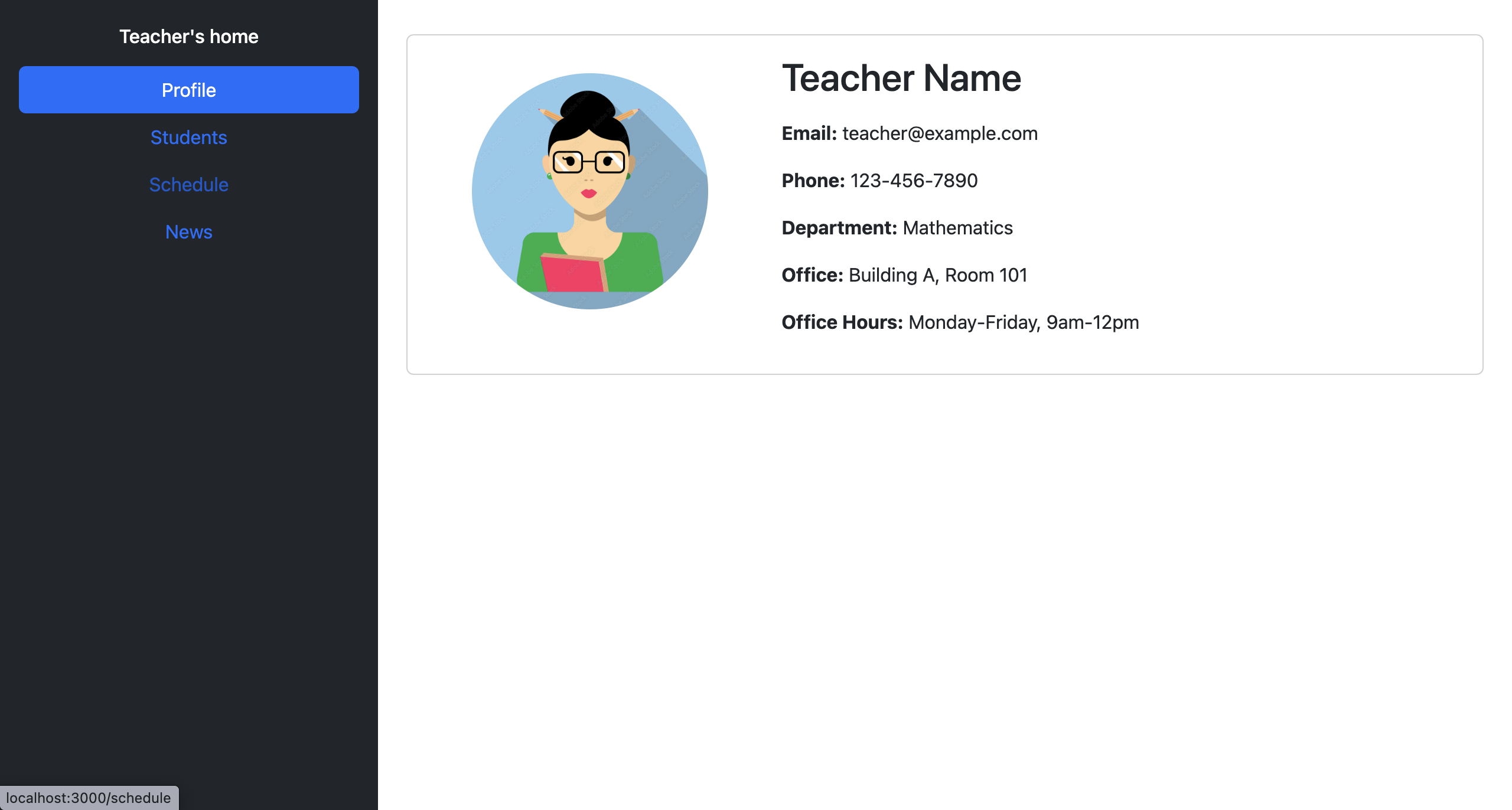 GitHub - commmpotte/school_dashboard: School dashboard for a quick test ...