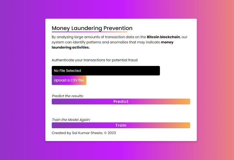 GitHub - SaiKumarSeela/Money-Laundering-Prevention