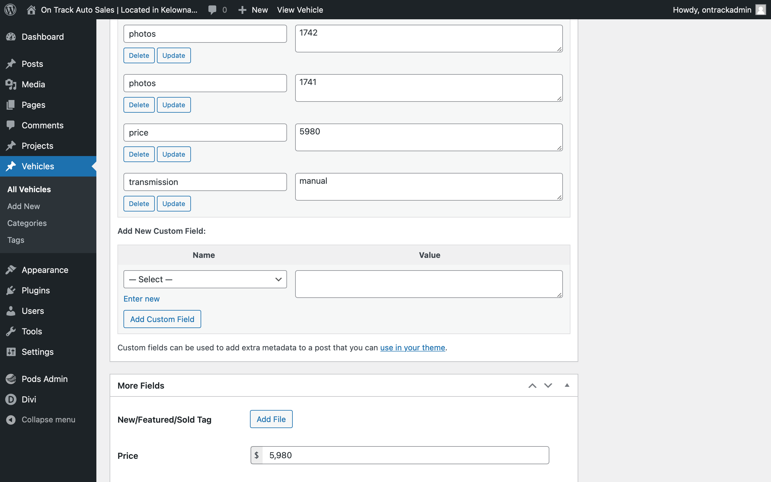 Pods Field Formatting Being Removed in Divi · Issue #6329 · pods-framework/pods · GitHub