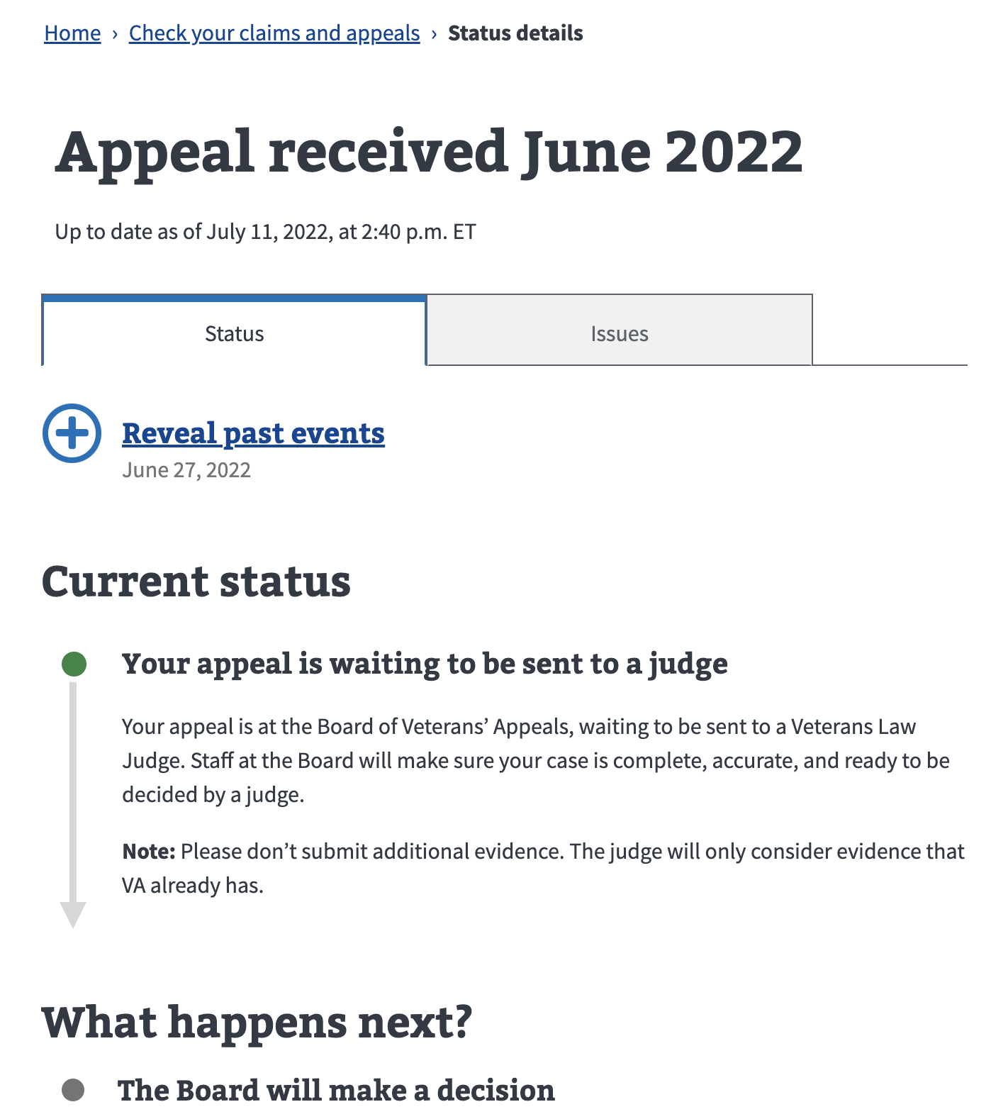 Chat about IA for Claim Status Tool (Claims vs. Appeals) · Issue #44180 · department-of-veterans ...