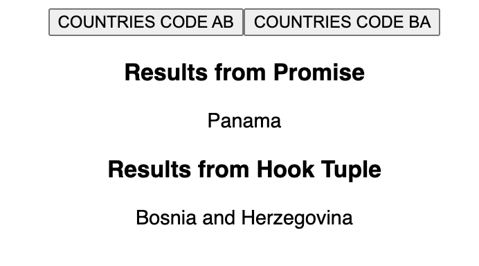 Promise returned from useLazyQuery's executeFunction does not have same data as state when ...