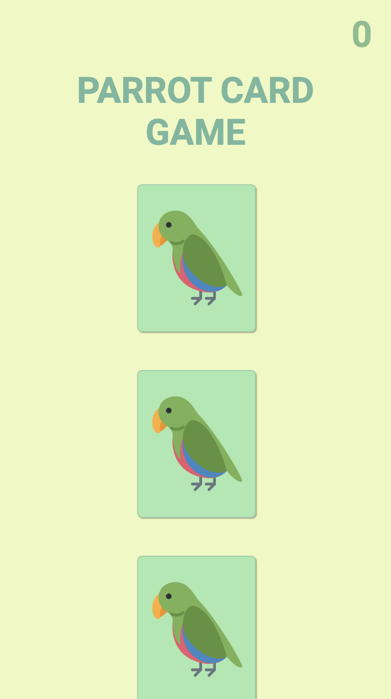 GitHub - natividadesusana/parrots-card-game: 🎴 Card Game Project
