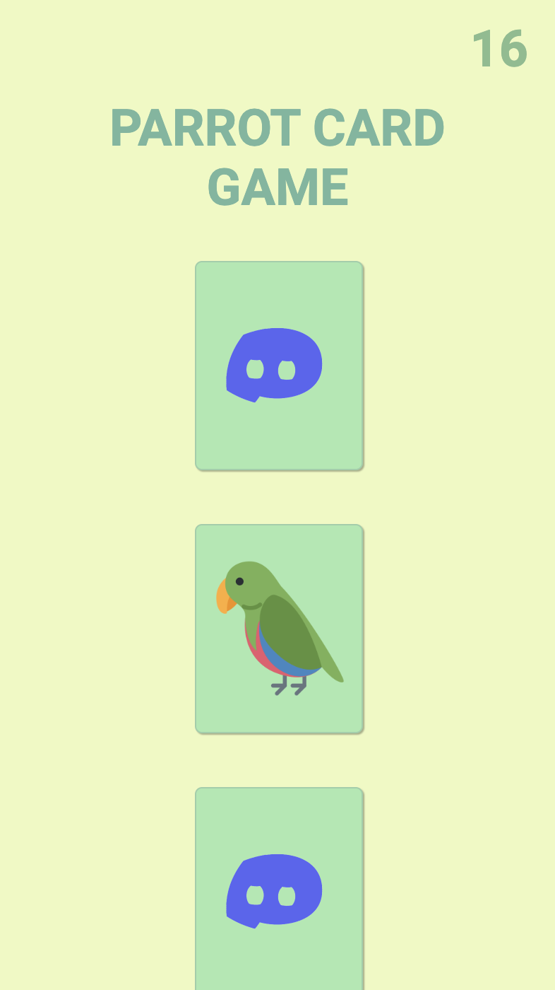GitHub - natividadesusana/parrots-card-game: 🎴 Card Game Project