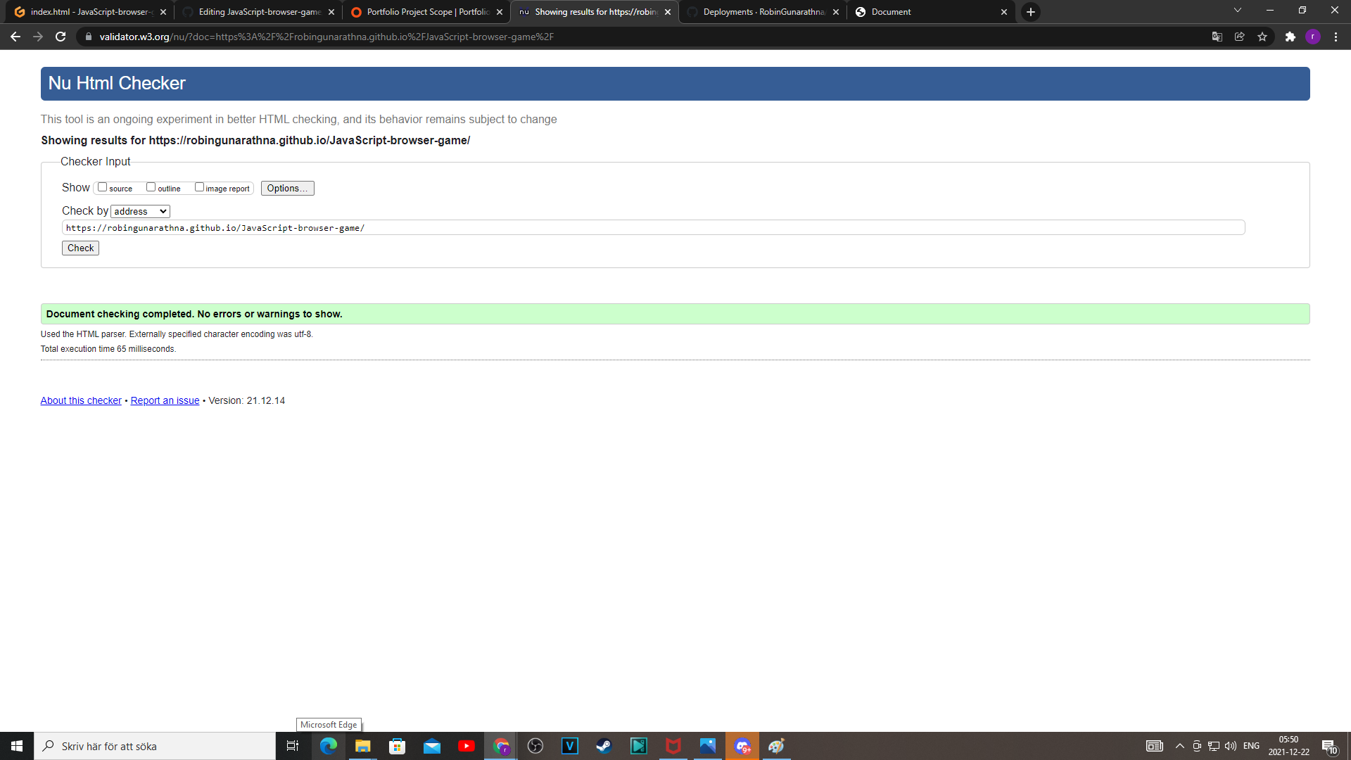 GitHub - RobinGunarathna/JavaScript-browser-game