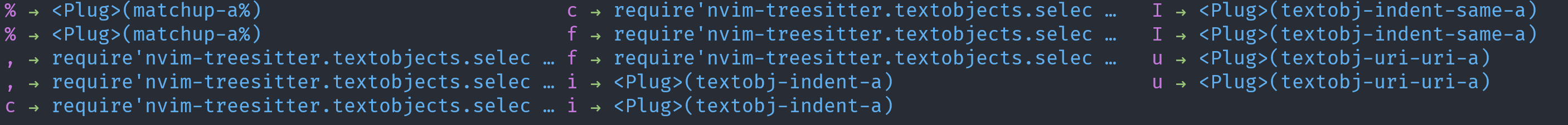 Textobj becomes redundant since second run · Issue #193 · folke/which-key.nvim · GitHub