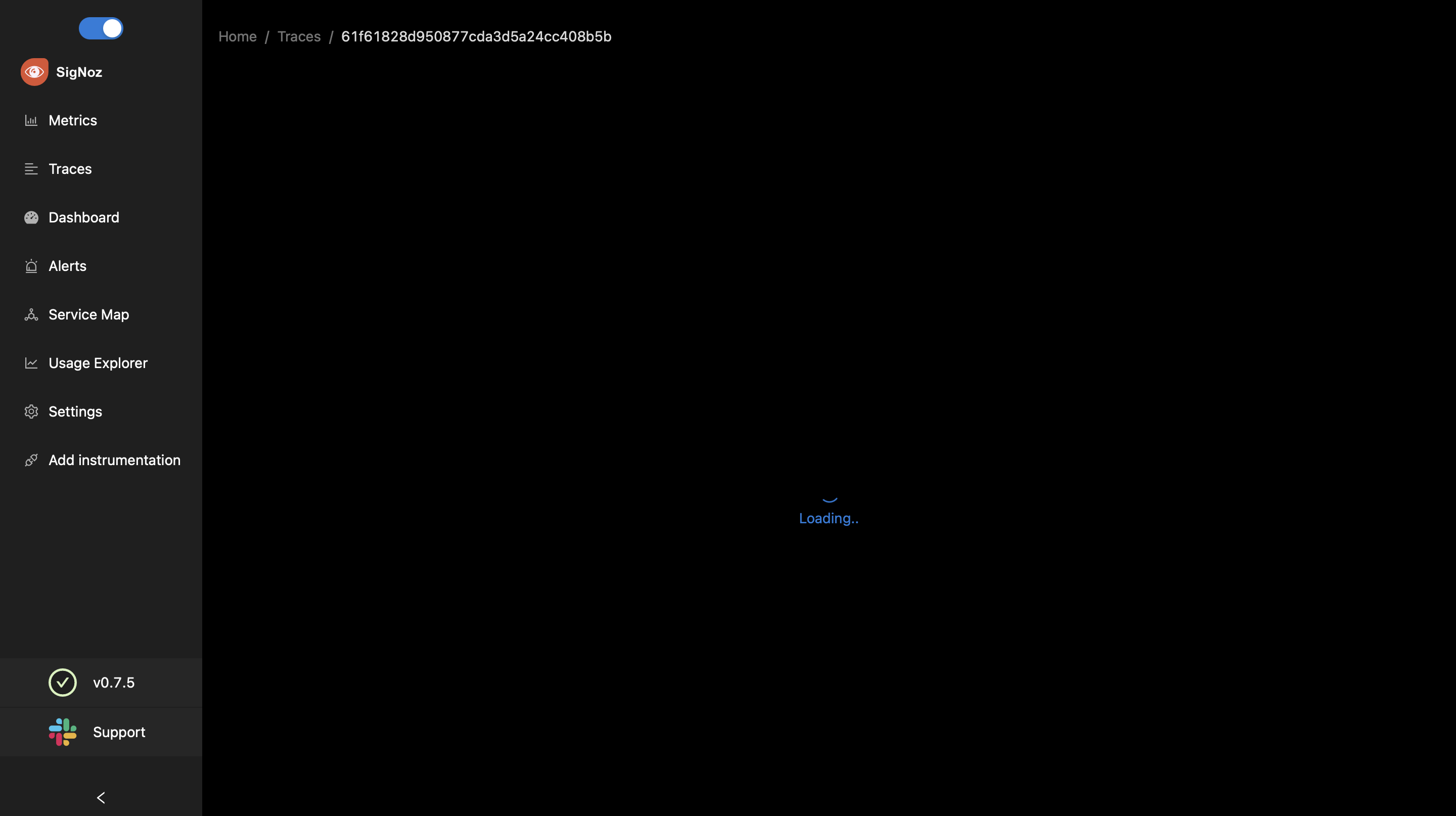 Trace Detail breaking when viewing trace data · Issue #985 · SigNoz/signoz · GitHub