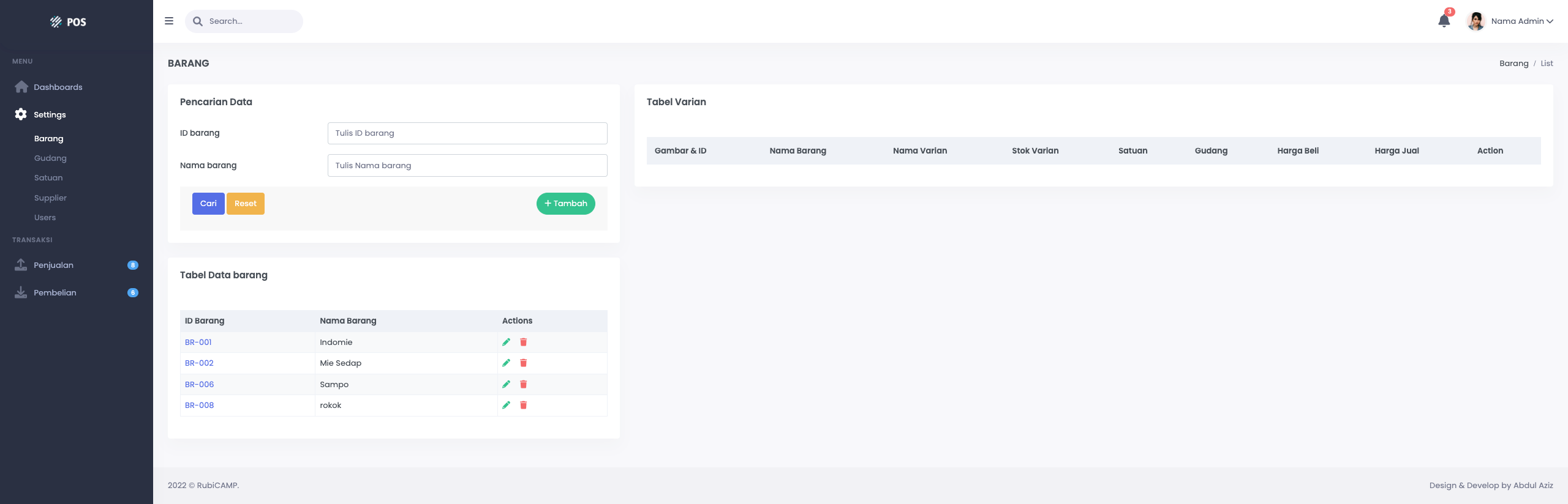 GitHub - abaz1d/Point-of-Sales: Working with ejs, jquery using API NodeJS