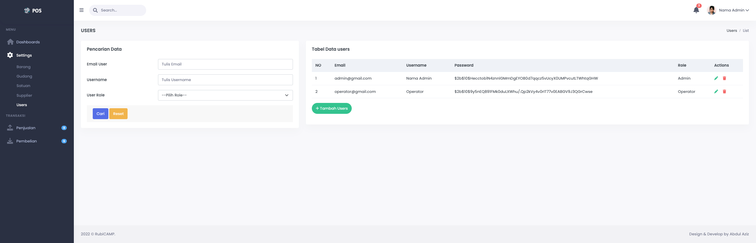 GitHub - abaz1d/Point-of-Sales: Working with ejs, jquery using API NodeJS