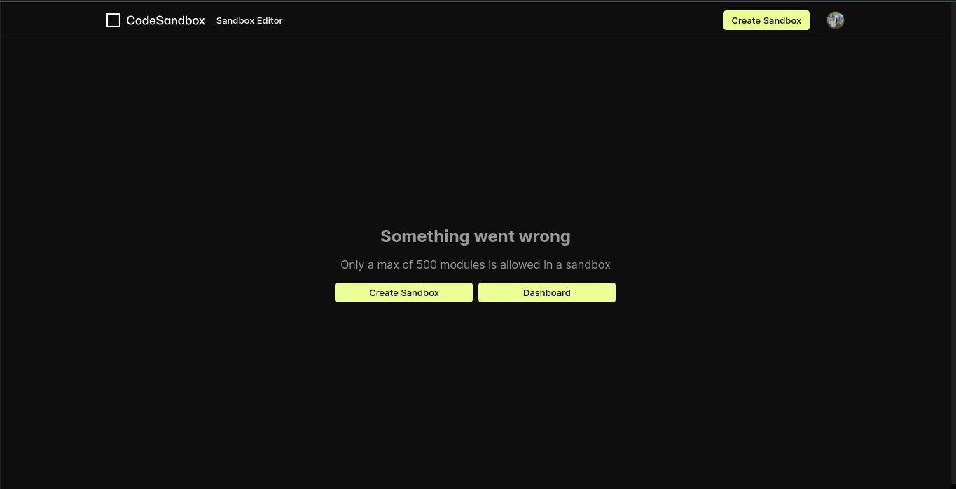 Excalidraw's Codesandbox isn't opening · Issue #6220 · excalidraw ...