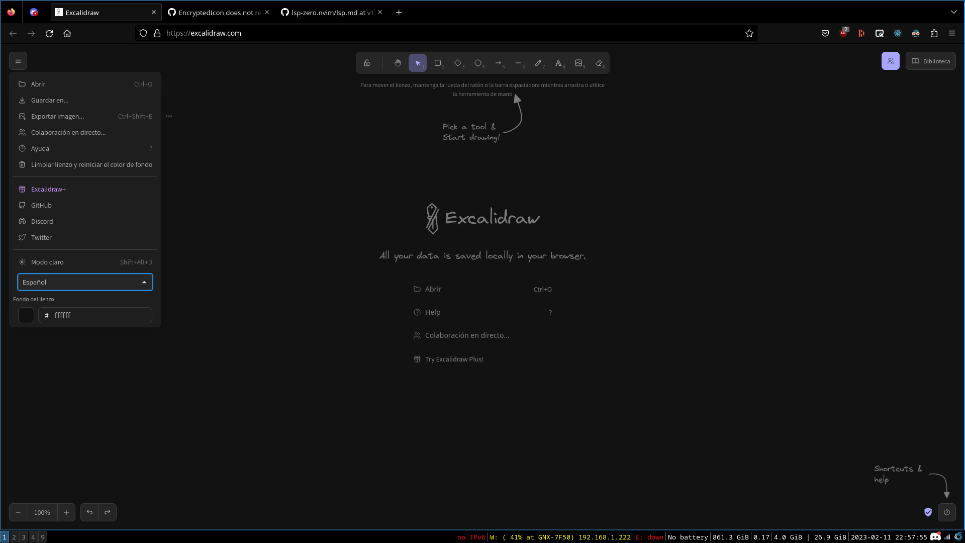 EncryptedIcon does not re-render on language change · Issue #6222 · excalidraw/excalidraw · GitHub