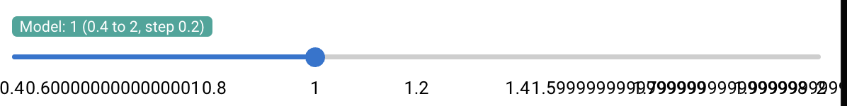 Float point and marker labels at Slider go crazy · quasarframework ...
