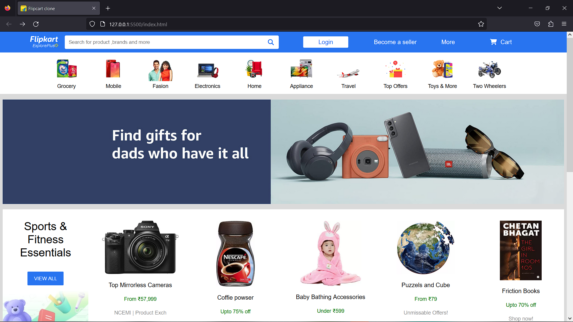 GitHub - Prayag321/FlipkartClone-CssProject