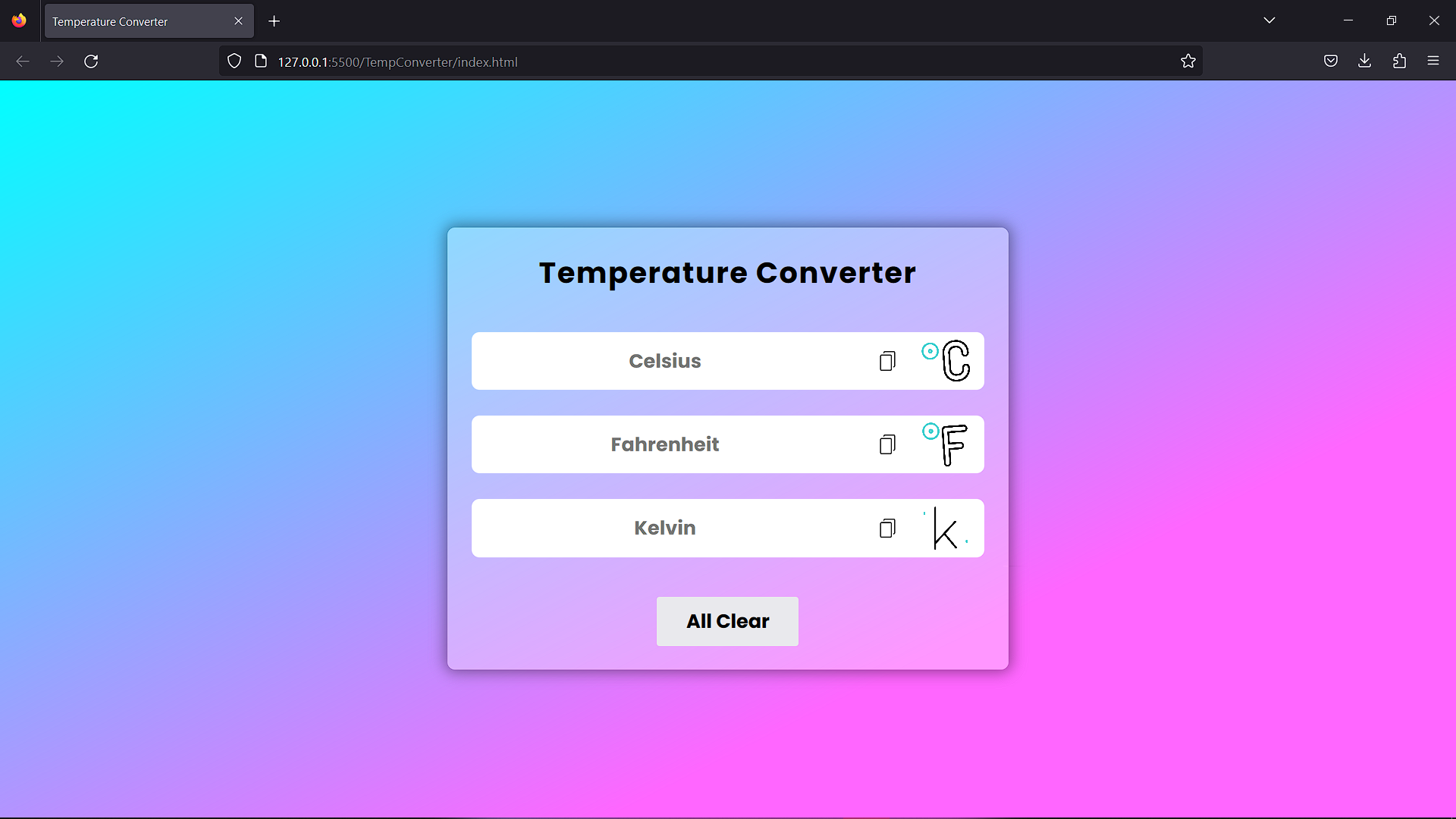 GitHub - Prayag321/TemperatureConverter-BharatIntern