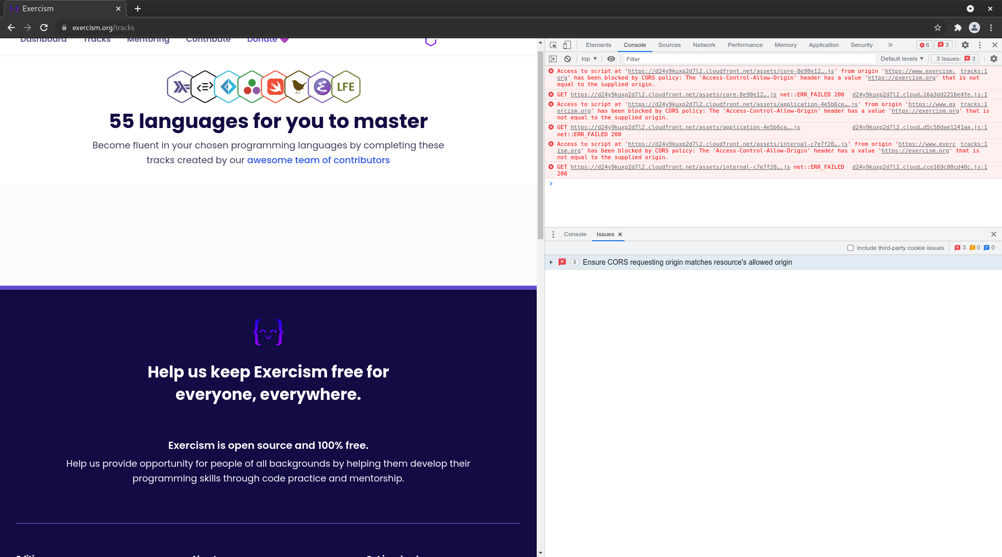 Error Using Website Origin Has Been Blocked By Cors Policy · Issue