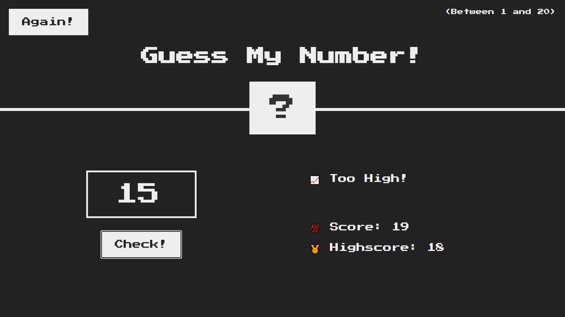 GitHub - Arioum/Guess-the-number: This project is part of an online course provided by Jonas ...