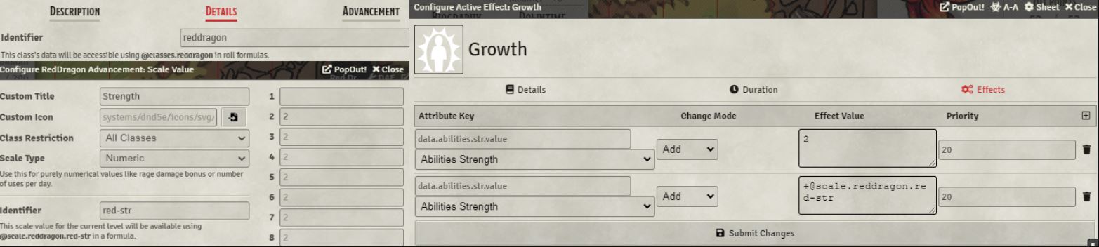 Make scale values available for active effects · Issue #1605 · foundryvtt/dnd5e · GitHub