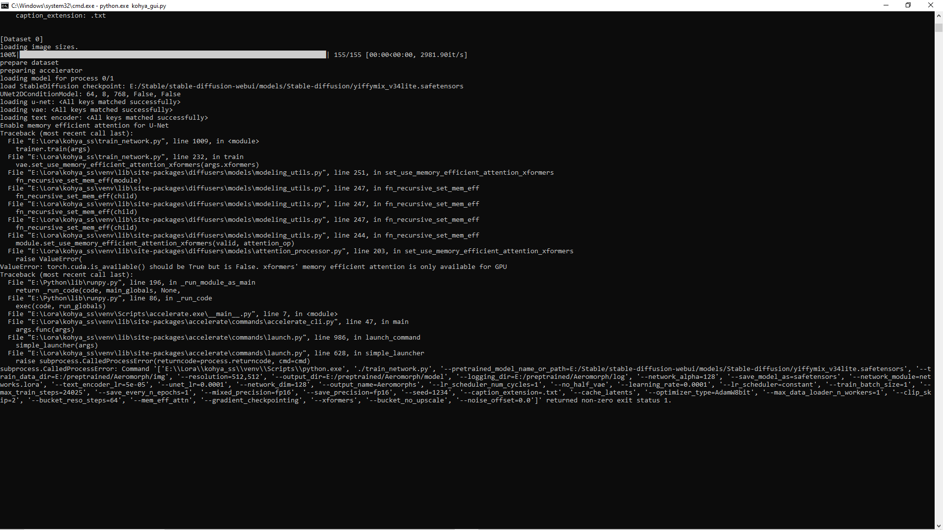 Has some problem with training lora · Issue #920 · kohya-ss/sd-scripts · GitHub