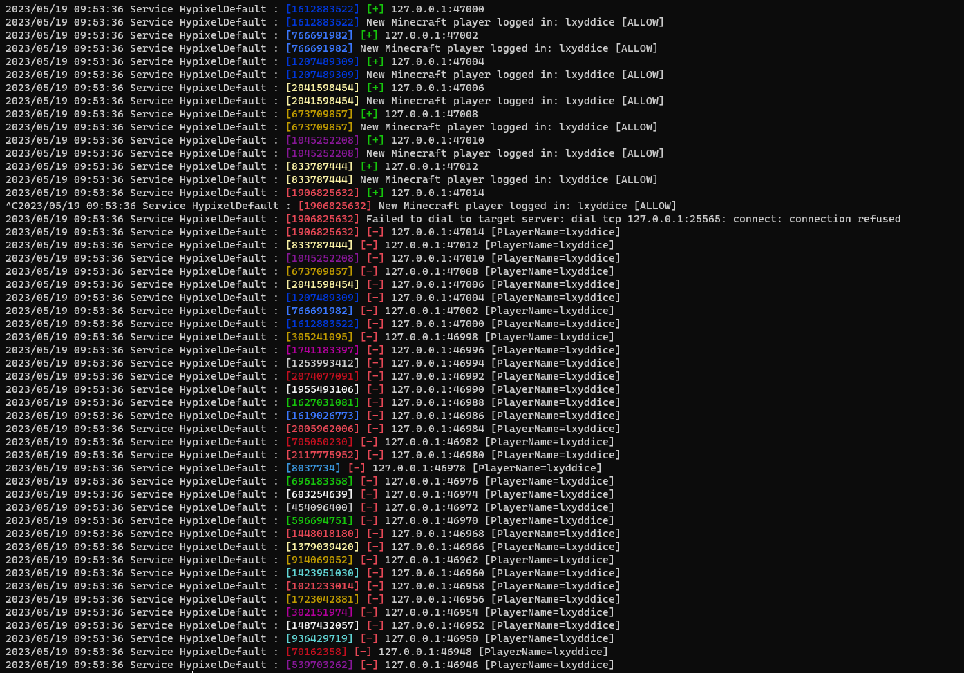 一直登入中，终端刷屏玩家重复进入 · Issue #98 · layou233/ZBProxy · GitHub