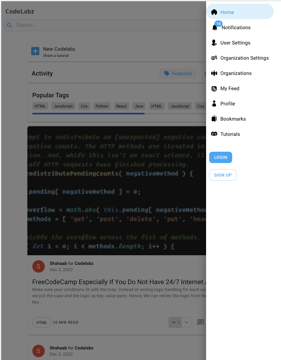 Hamburger SideNav Not aligned and, exit (cross) button not available in SideNav · Issue #693 ...