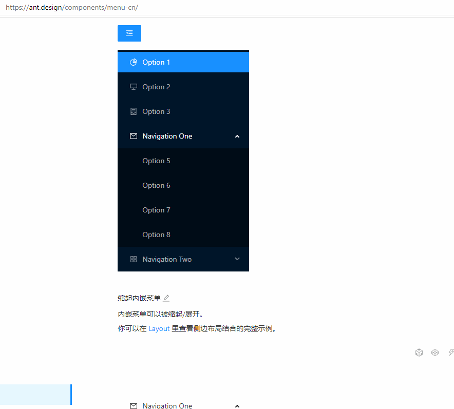 Collapsed Inline Menu Whit Three Level Submenu Bug · Issue 30906 · Ant Designant Design · Github