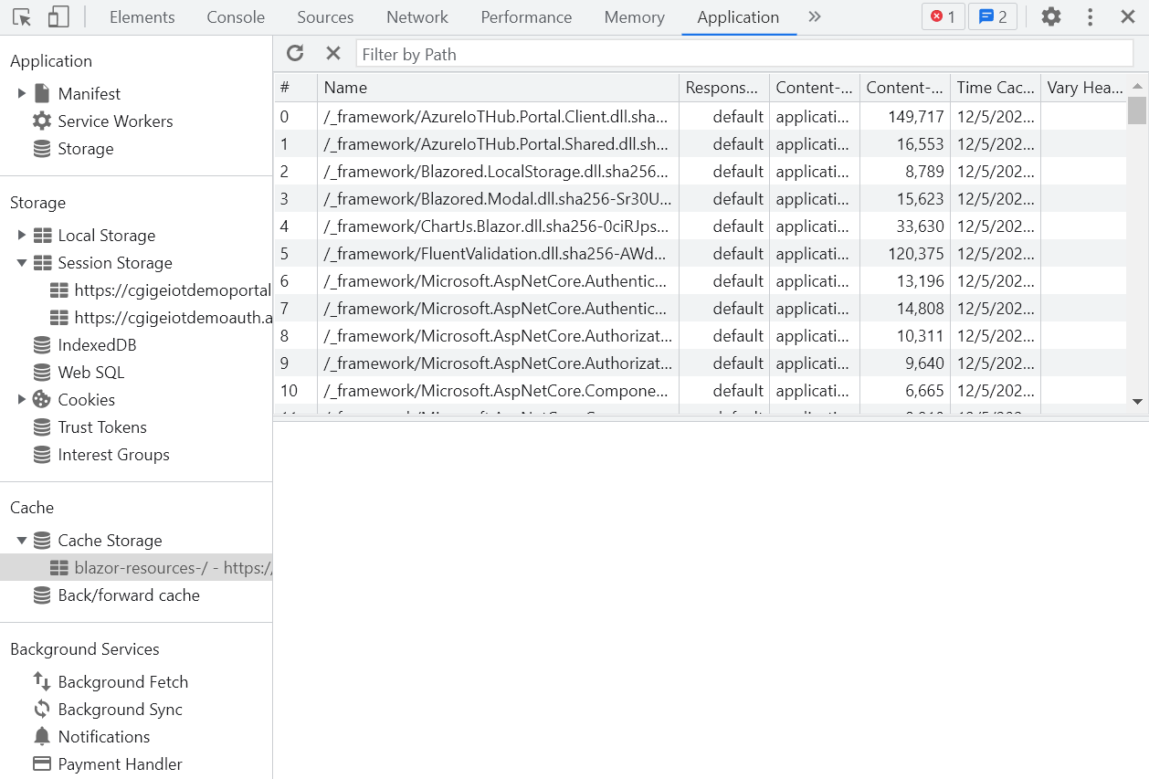 Bug: Application loading issue with chrome · Issue #1631 · CGI-FR/IoT-Hub-Portal · GitHub