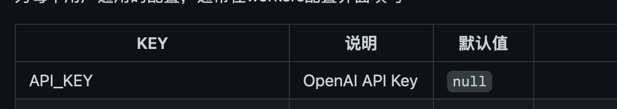 对话回复Openai api key 未设置？这是为什么呢？ · Issue #83 · TBXark/ChatGPT-Telegram-Workers · GitHub