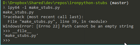 __file__ incorrect for modules compiled with Pyc · Issue #138 · IronLanguages/ironpython2 · GitHub