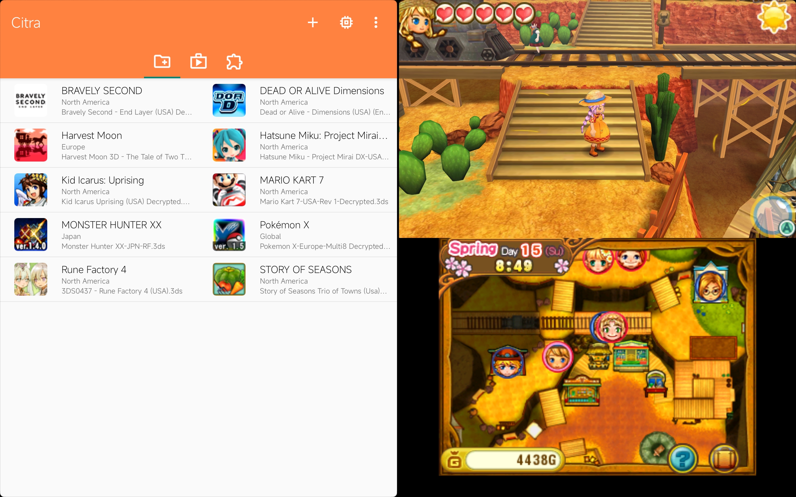 The antutu version splits screen when in landscape mode · Issue #609 · weihuoya/citra · GitHub