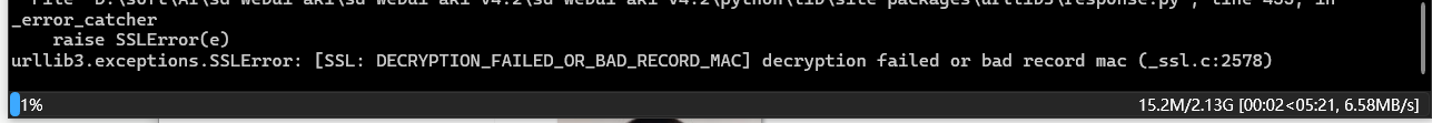 [aki-4.4 good]urllib3.exceptions.SSLError: [SSL: DECRYPTION_FAILED_OR_BAD_RECORD_MAC] decryption ...