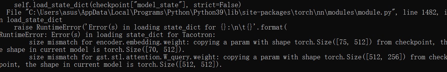 用社区分享的模型训练报错 不知道原因 · Issue #238 · babysor/MockingBird · GitHub