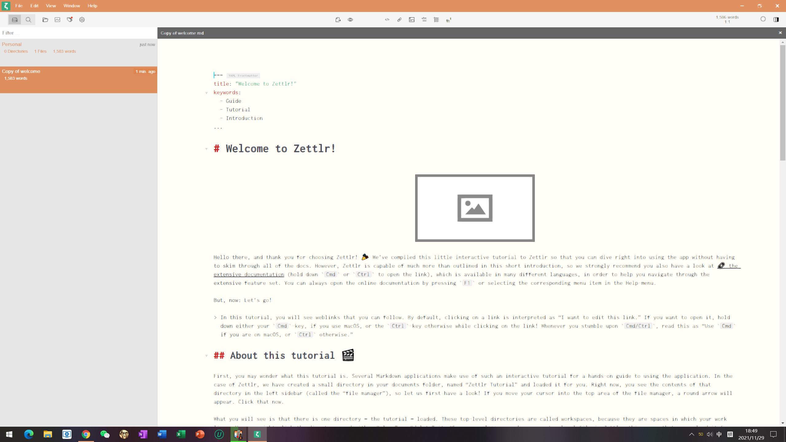 fuzzy interface · Issue #2869 · Zettlr/Zettlr · GitHub