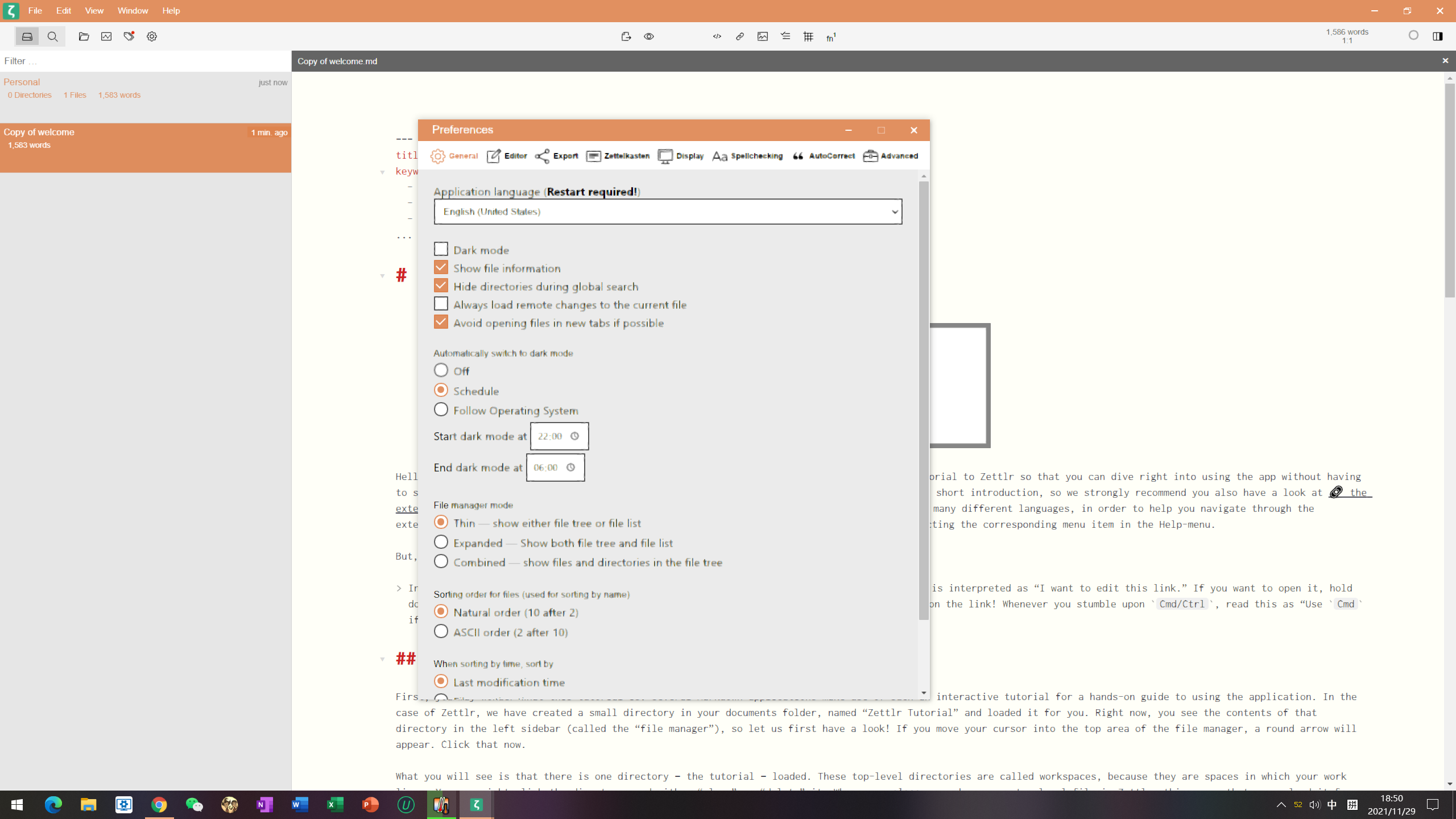 fuzzy interface · Issue #2869 · Zettlr/Zettlr · GitHub