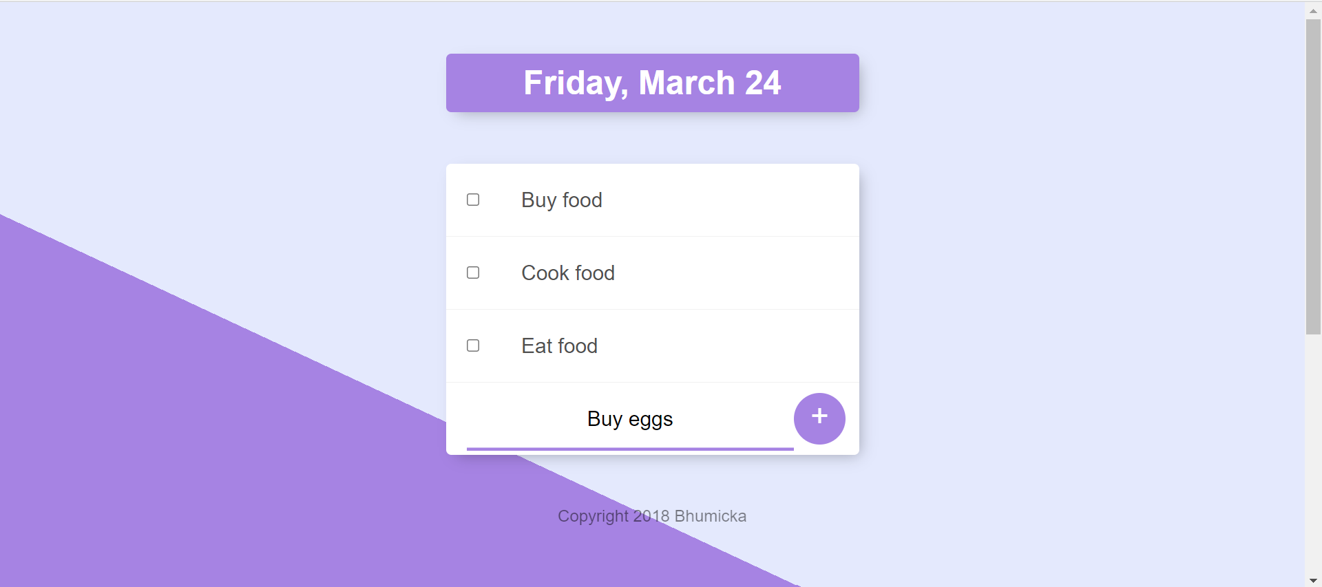 GitHub - bhumi-cka/todolist
