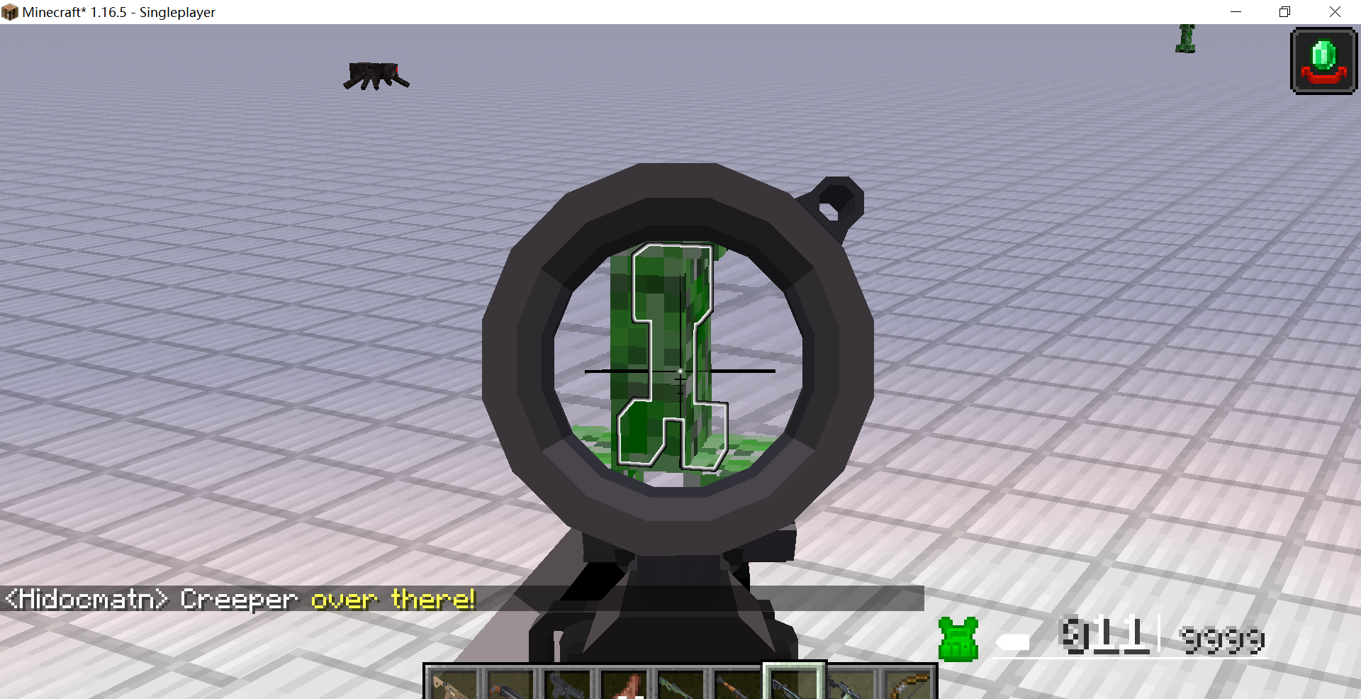 Strange things occur when looking at glowing mobs through optics...... · Issue #104 ...