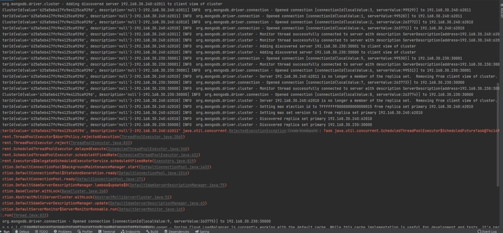 Spring Data MongoDB ThreadPool Bugs When Cluster works on nginx with springboot 2.6.4+ · Issue ...