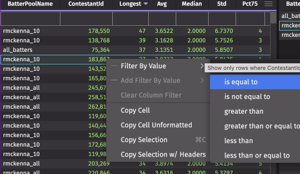 Filter by Value menu options not shown for Boolean columns · Issue #661 · deephaven/web-client ...