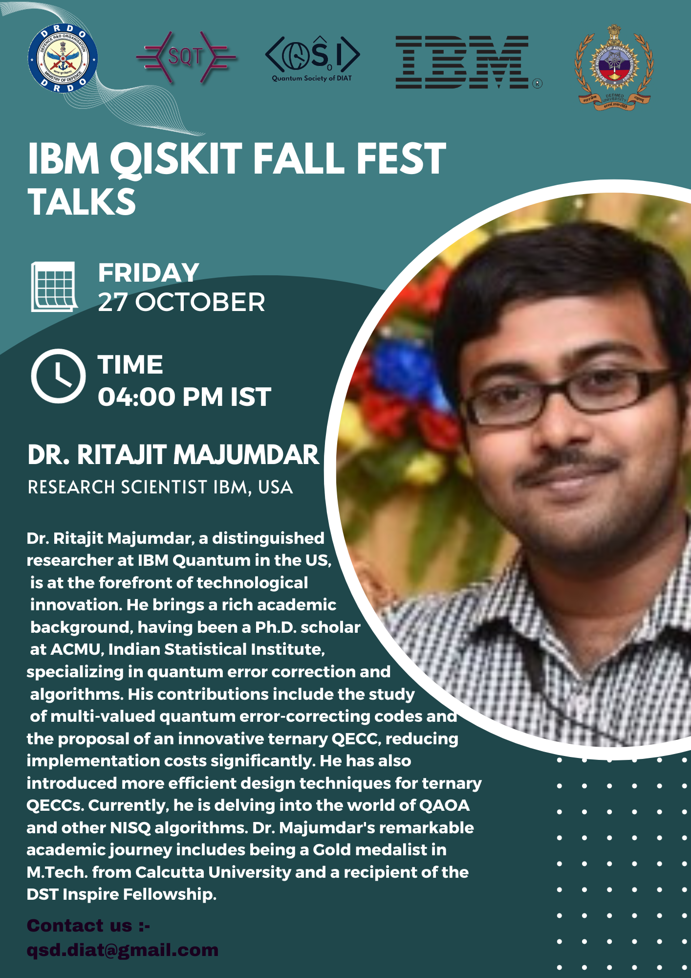 GitHub - yuvrajsingh05121999/QSoD-Qiskit_Fall_Fest_2023: Quantum Society of Defense Institute of ...