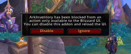 [BUG] ArkInventory is blocked in Valdrakken · Issue #1823 · arkayenro/arkinventory · GitHub