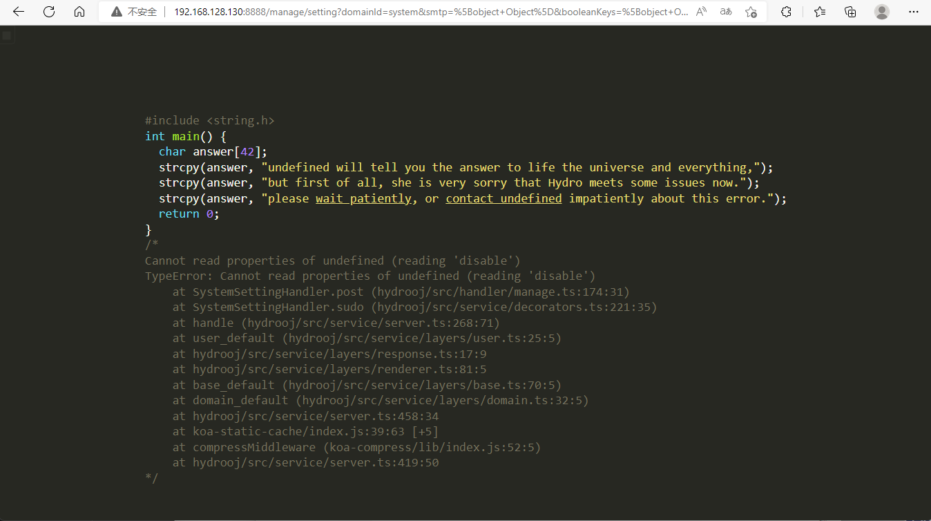 [Bug]插件增加的boolean类型的系统设置无法正常修改 · Issue #446 · hydro-dev/Hydro · GitHub