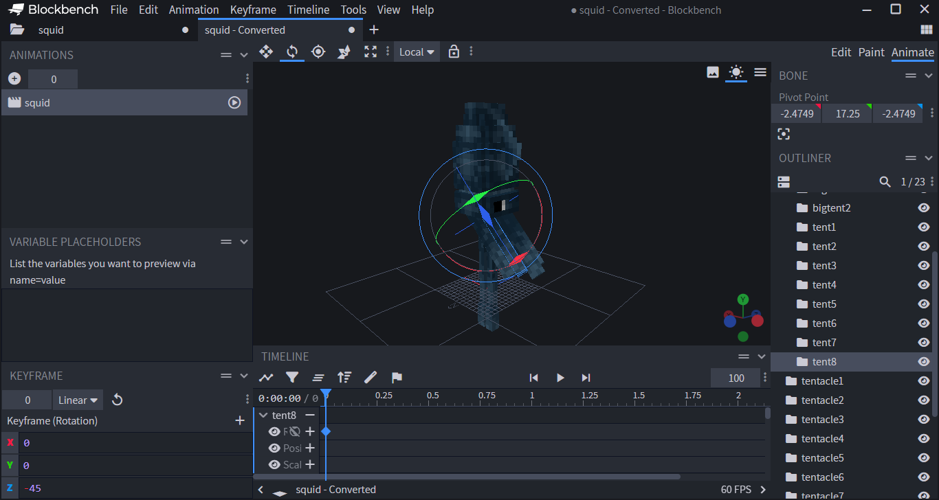 Local Rotation Doesnt Work When Animating · Issue 1978 · Jannisx11blockbench · Github