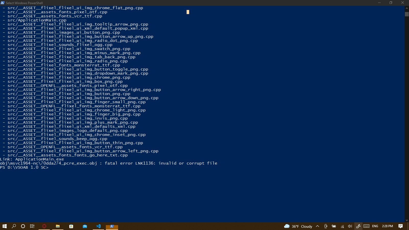 Cant compile it · Issue #1433 · ShadowMario/FNF-PsychEngine · GitHub