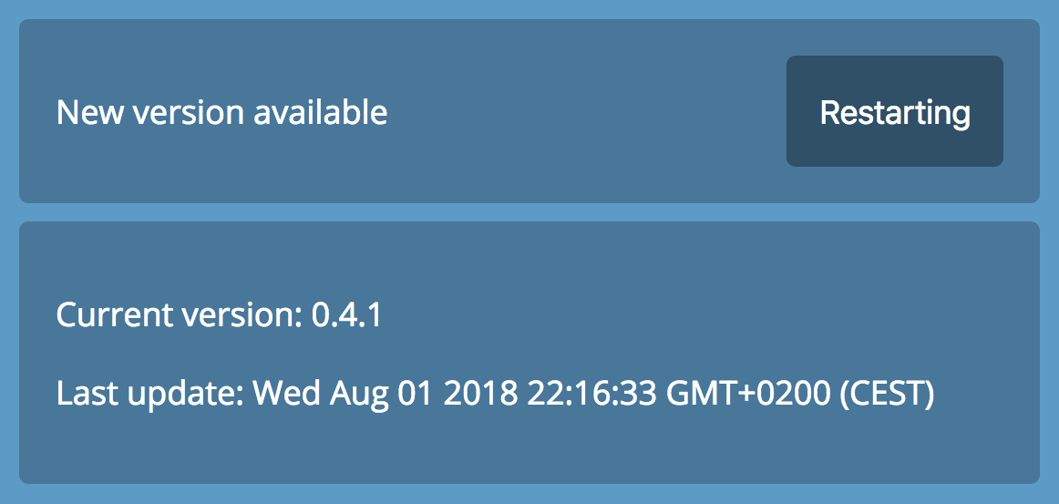 Update from 0.4.1 fails · Issue #1347 · WebThingsIO/gateway · GitHub