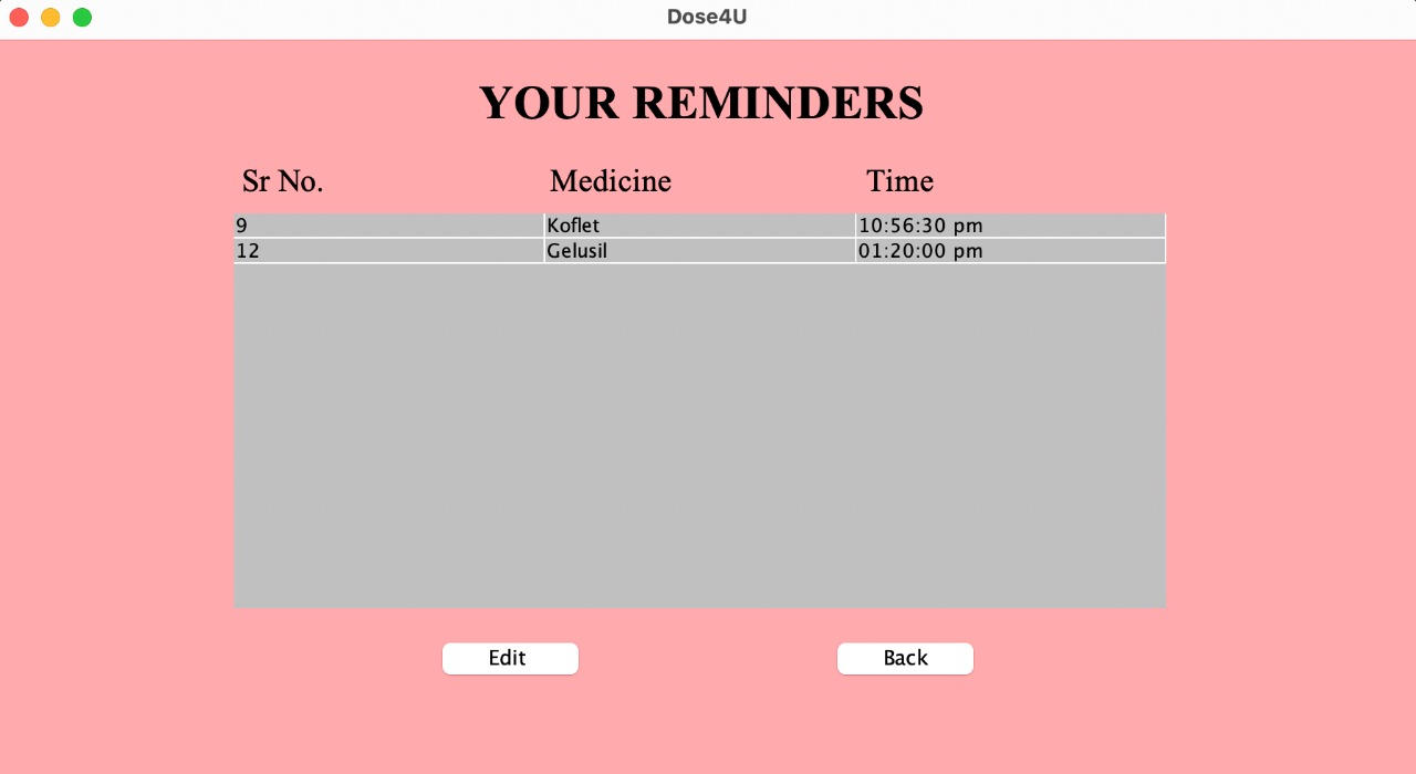 GitHub - krishnakhadke11/Dose4U-Java-Project: This is a dosage reminder ...