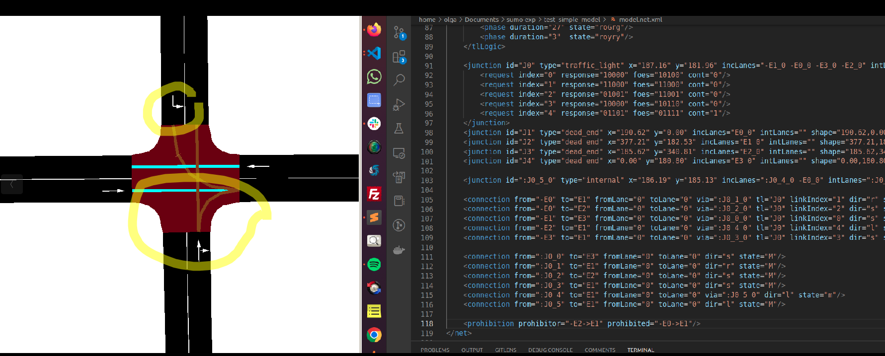 Prioritized left turns wait for right turns · Issue #11728 · eclipse-sumo/sumo · GitHub