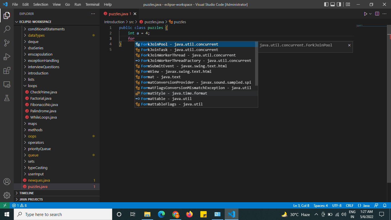 IDE not recognizing loops · Issue #148775 · microsoft/vscode · GitHub