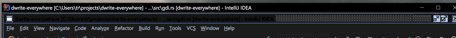 Weird secondary titlebar on Windows · Issue #864 · ChrisRM/material-theme-jetbrains · GitHub