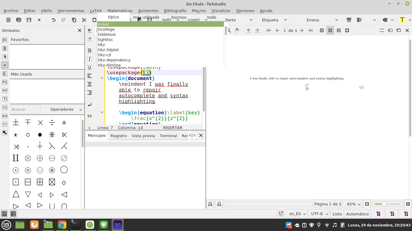 Autocomplete and highlighting of package names, Linux does not work. · Issue #1975 · texstudio ...