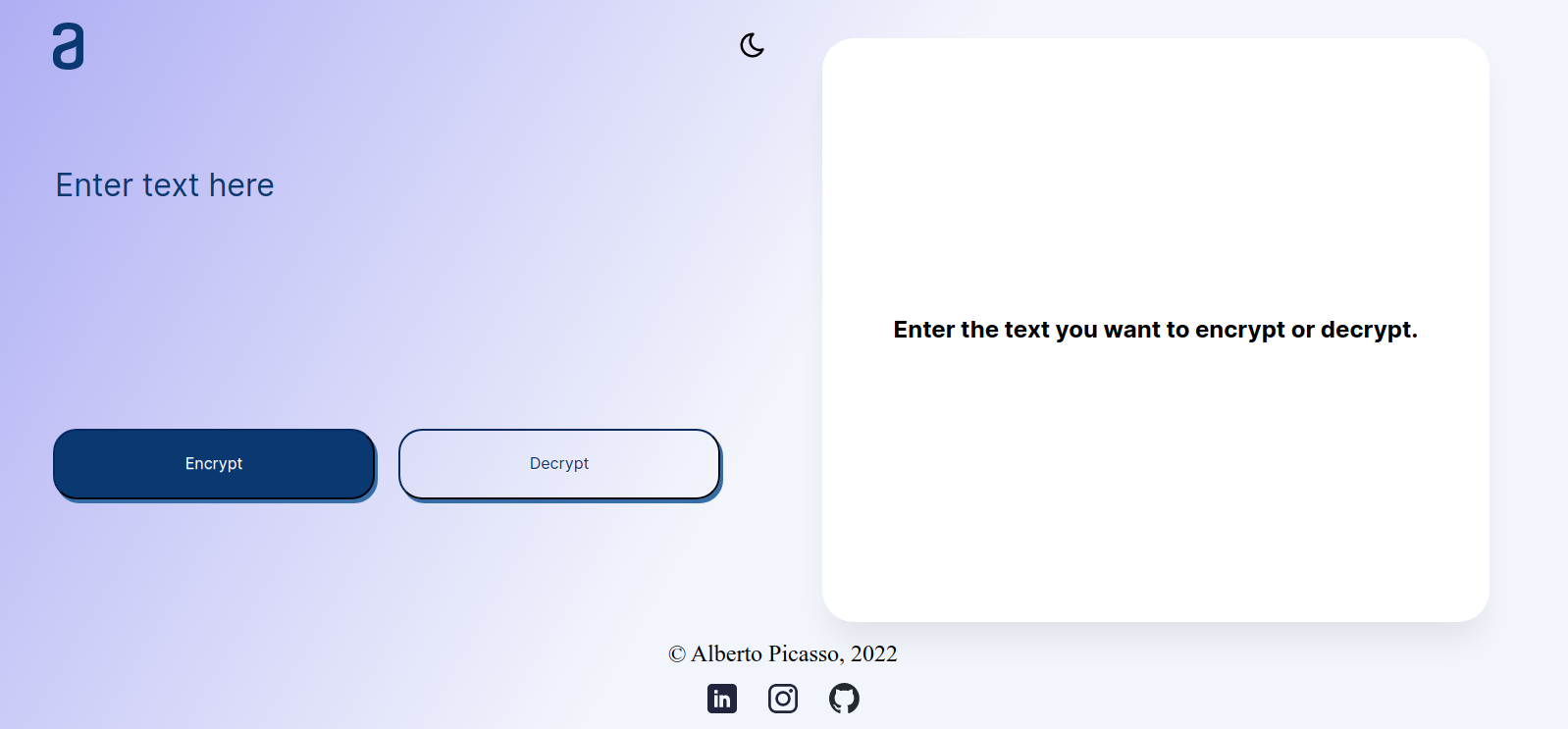 Github A Picasso Encrypter Challengeoracleone First Programming Logic Challenge Made For The