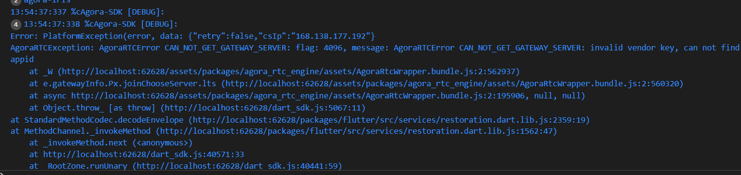 Can't run with flutter web · Issue #706 · AgoraIO-Extensions/Agora-Flutter-SDK · GitHub
